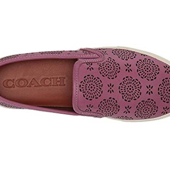 Coach | Shoes | Coach Primrose Cut Out Tea Rose Slip On Sneakers | Poshmark